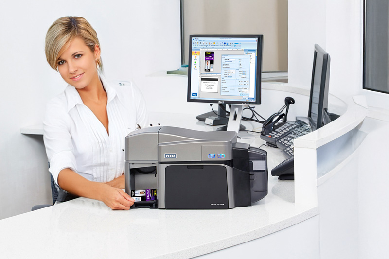 HID FARGO DTC1250e ID Card Printer & Encoder